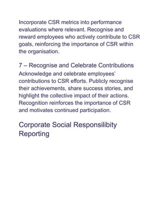 CSR - Corporate Social Responsability and Report.pdf