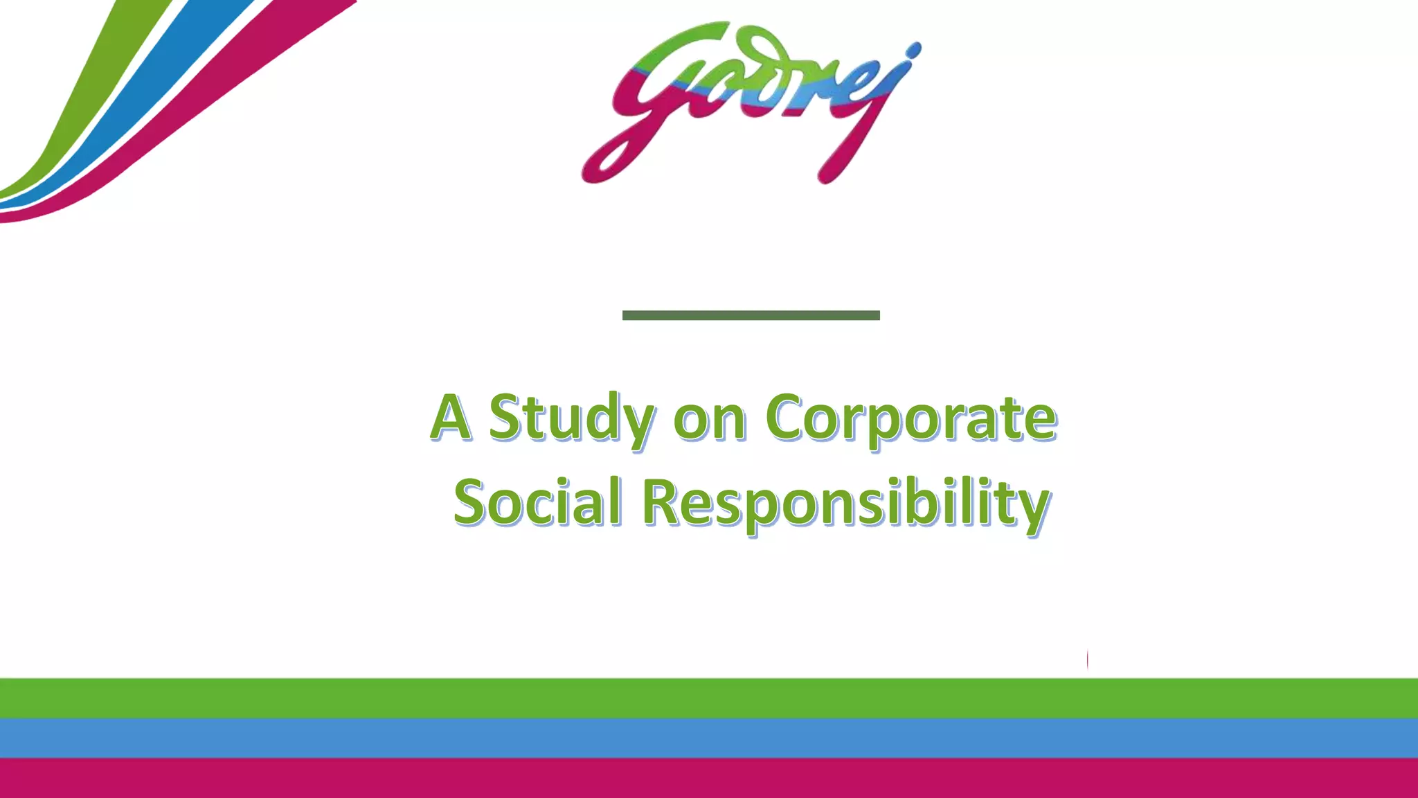 Sustainability and CSR Analysis of Godrej Group | PPTX