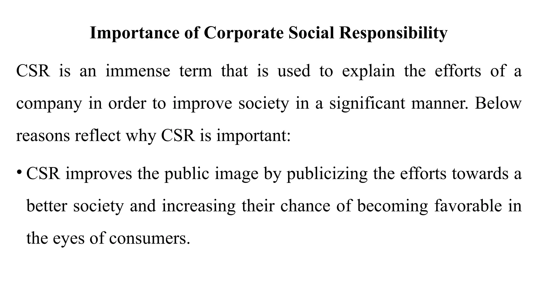 corporate social responsibility notes for b.com
