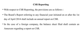 corporate social responsibility notes for b.com | Government Support ...