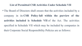 corporate social responsibility notes for b.com | Government Support ...