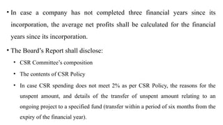 corporate social responsibility notes for b.com | Government Support ...
