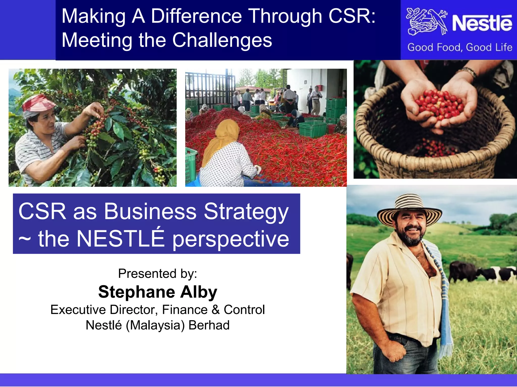 Csr nestle | PPT