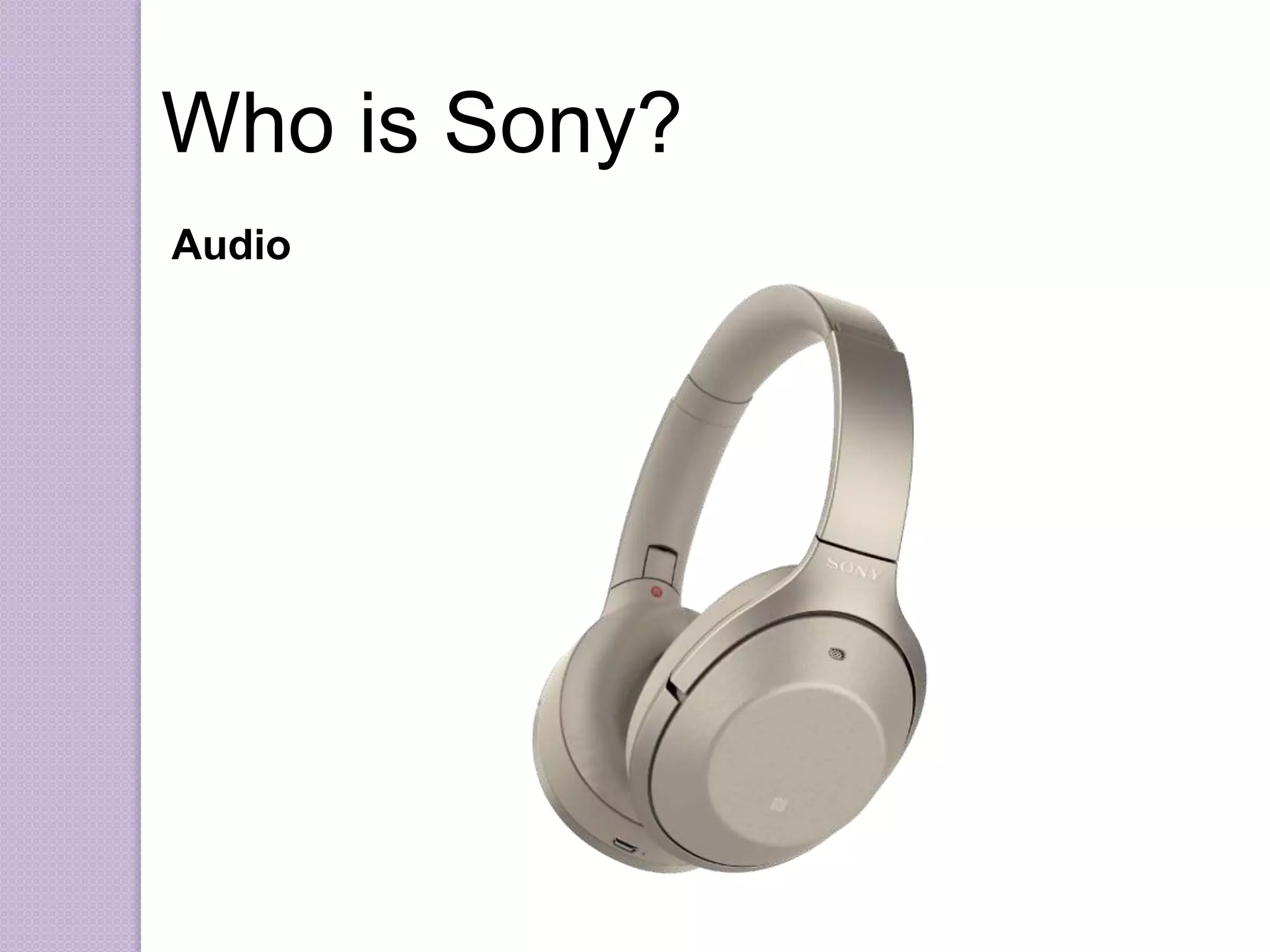 Sony - Corporate Social Responsibity | PPTX