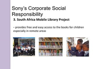 Sony - Corporate Social Responsibity | PPT
