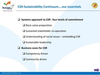 Csr sustainability | PPTX