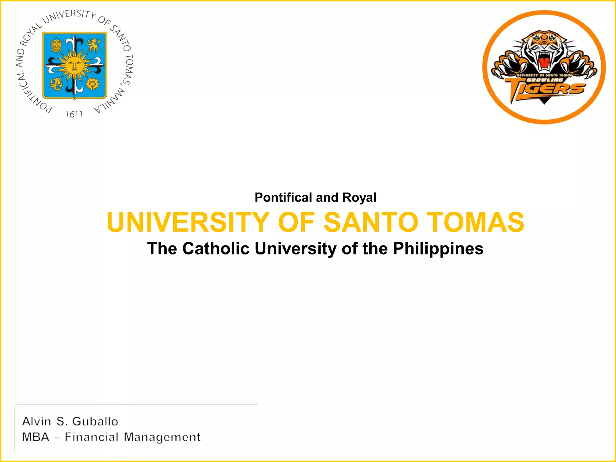 CORPORATE SOCIAL RESPONSIBILITY - UST | PPT