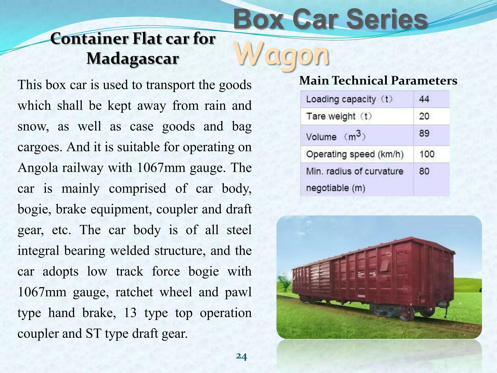 Railroad & Freight Car - Wagon | PPTX