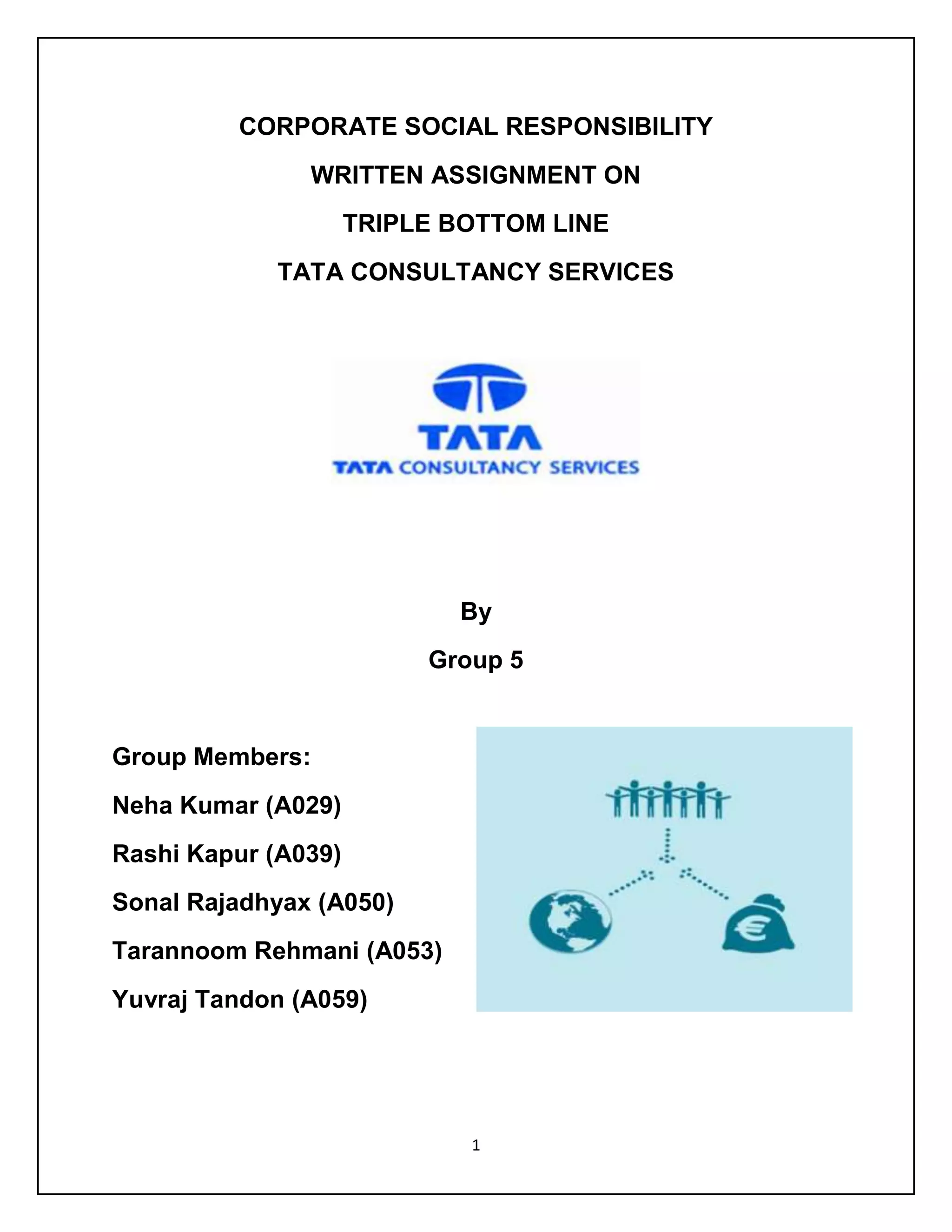 CSR - Tata Consultancy Services - 2013 | PDF