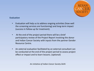 Csr (1) Cancer Awareness and Screening - Early Detection: Early cure | PPT