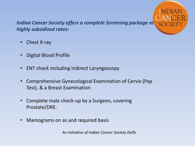 Csr (1) Cancer Awareness and Screening - Early Detection: Early cure | PPT