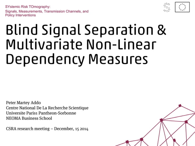 Blind Signal Separation & Multivariate Non-Linear Dependency Measures ...