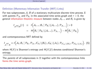 Blind Signal Separation & Multivariate Non-Linear Dependency Measures - Peter Addo. December, 15 ...
