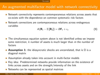 Network Connectivity and Systematic Risk - Monica Billio. December, 15 ...