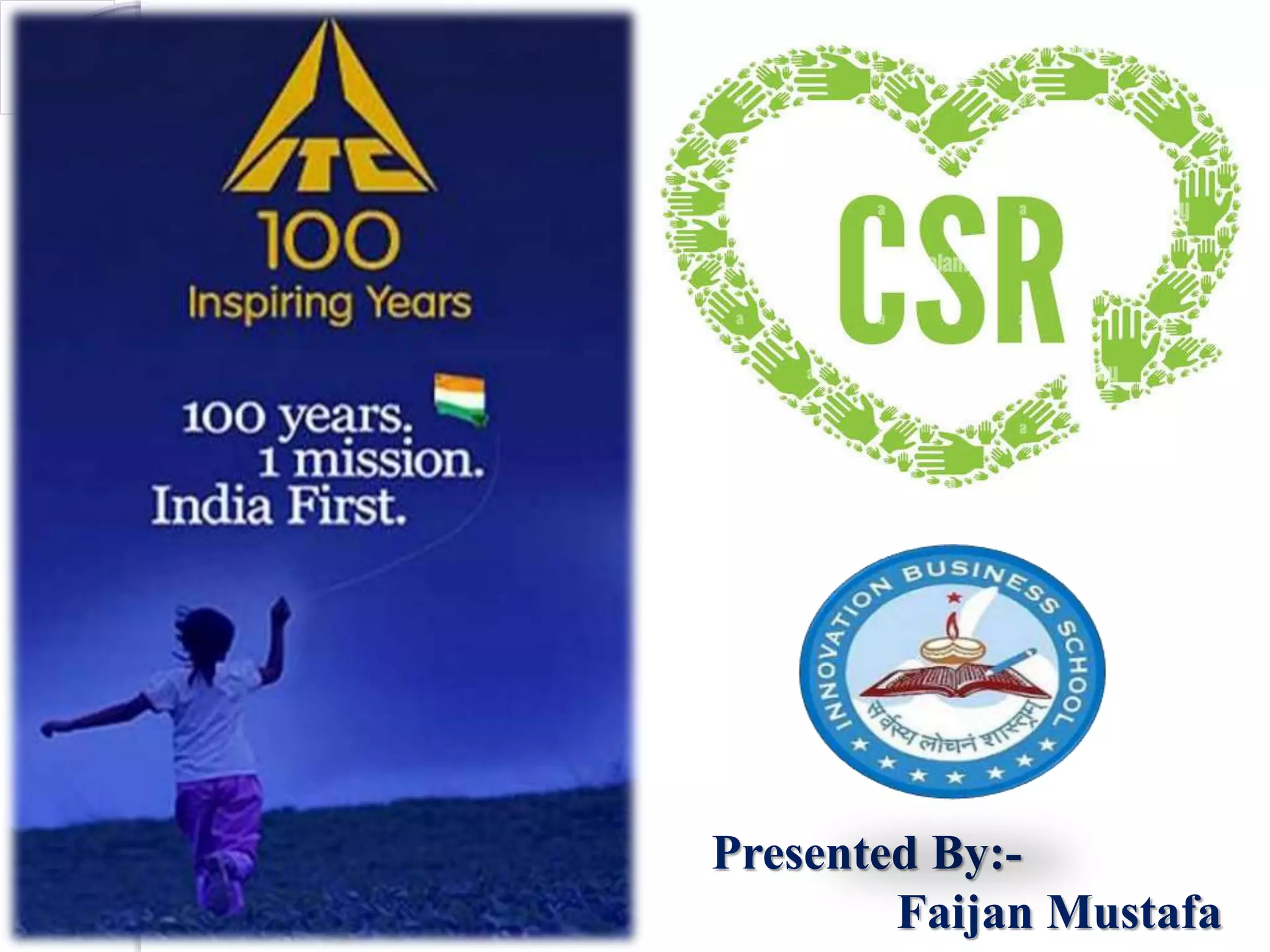 CSR ACTIVIRY OF ITC,BY FAIJAN MUSTAFA.pptx