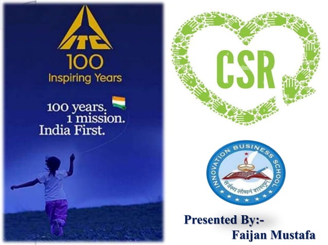 CSR ACTIVIRY OF ITC,BY FAIJAN MUSTAFA.pptx