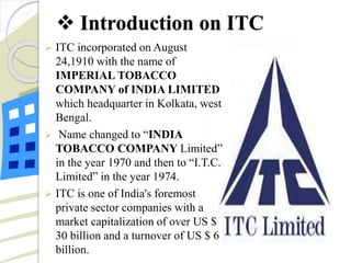 CSR ACTIVIRY OF ITC,BY FAIJAN MUSTAFA.pptx