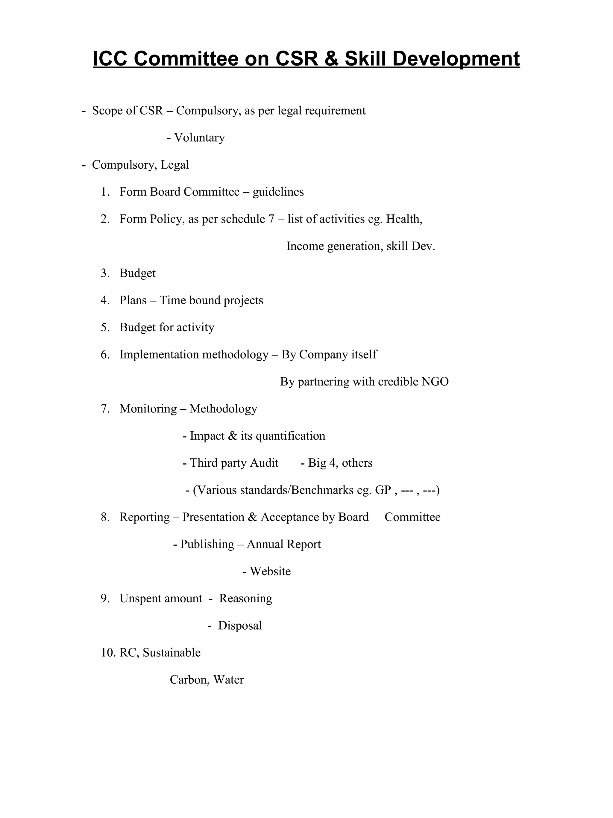 CSR Activities of Excel Group and Associated NGO's | PPT