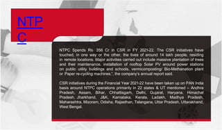 CSR Activities of Indian Corporates 2022.pptx | Business | Business and ...