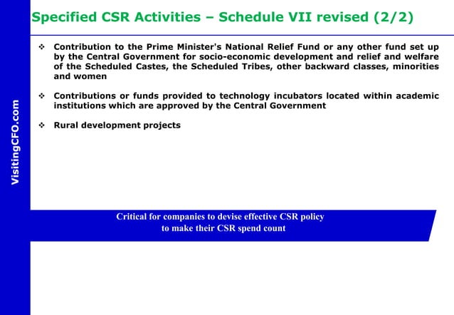 Corporate Social Responsibility (CSR) Advisory | PPT