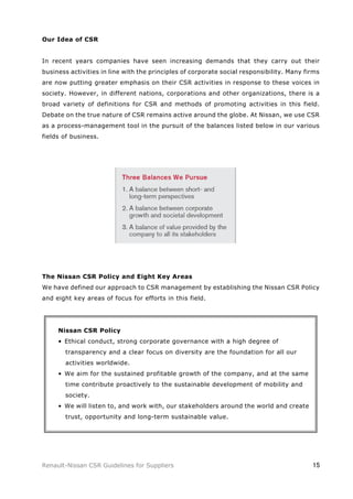 Csr alliance guidelines | PDF