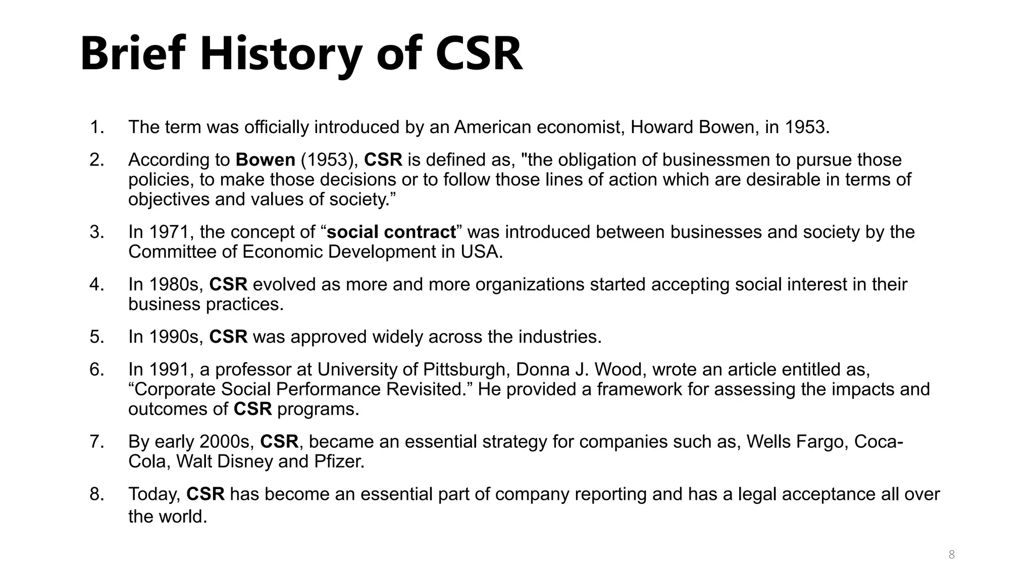 CSR Analysis | PDF