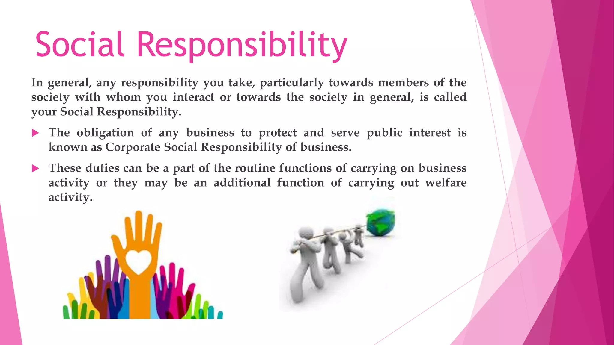Corporate Social Responsibility and Ethics | PPTX
