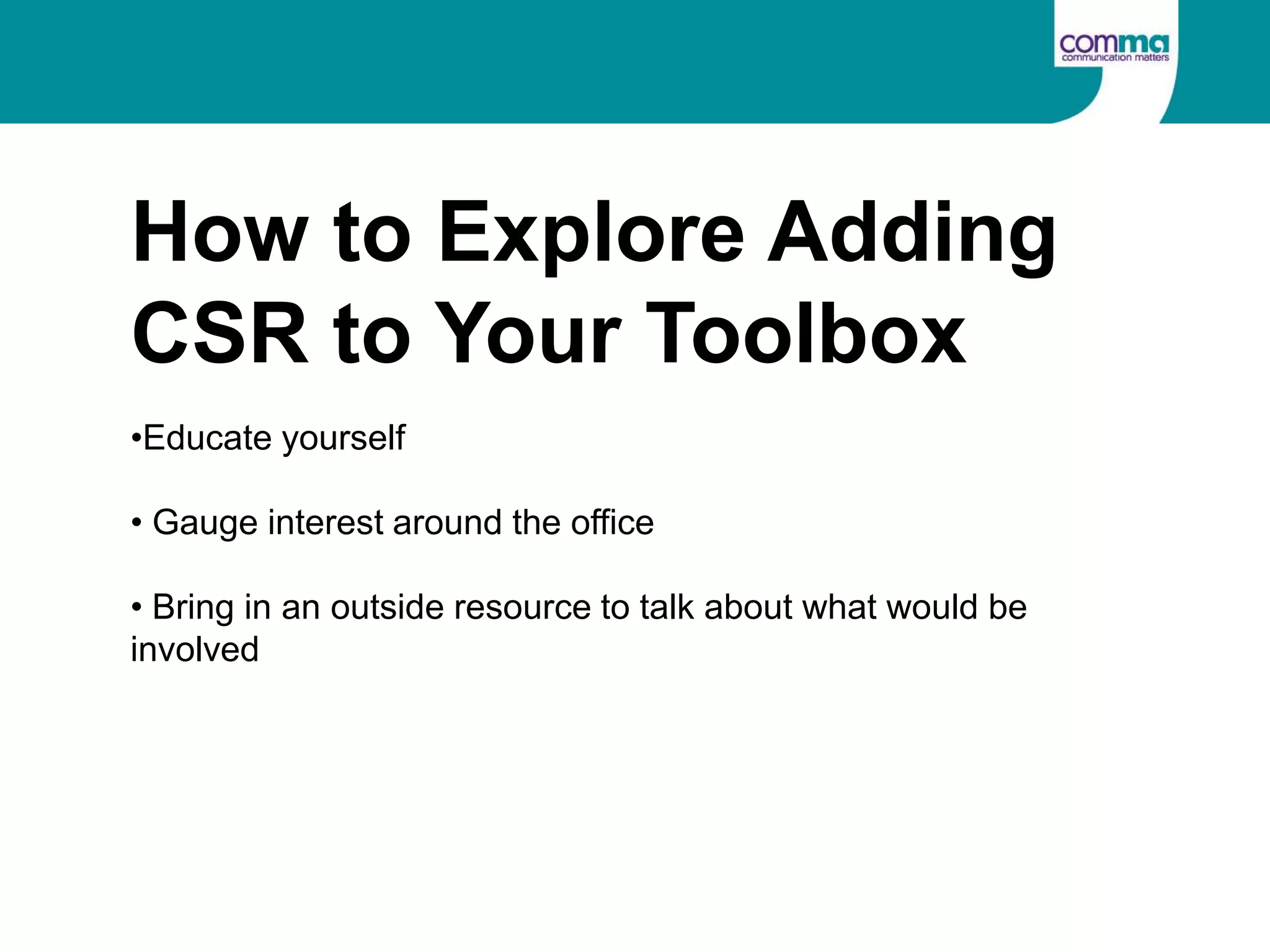 Strengthen Your Brand With CSR - Corporate Social Responsibility | PPTX
