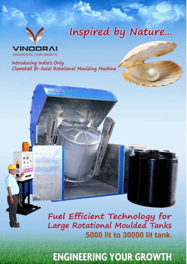 Clam Shell Type Rotational Moulding Macine | PDF