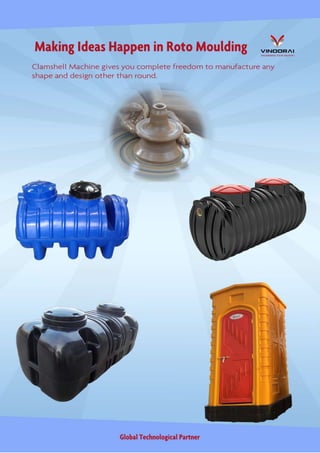 Clam Shell Type Rotational Moulding Macine | PDF