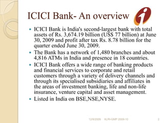 Csr Ankur Icici Bank Group2 Sec B Elcc | PPT