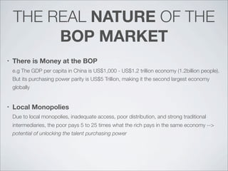 Economic Poverty: Bottom of the Pyramid | PPT