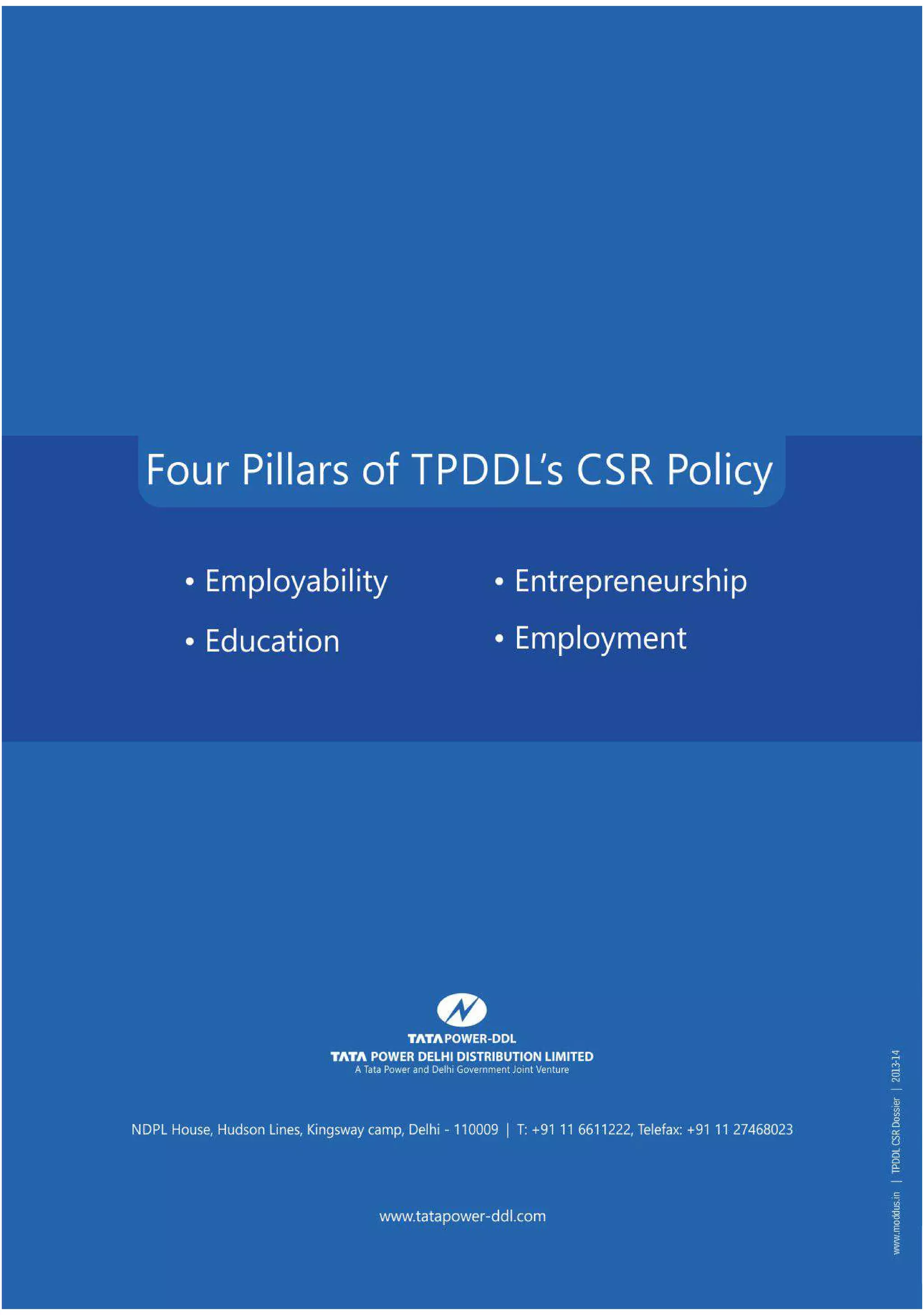 Corporate Social Responsibility At TPDDl | PDF