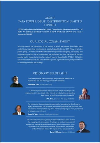 Corporate Social Responsibility At TPDDl | PDF