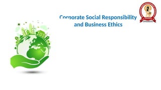 CSR & Business Ethics. of corporate governance pptx | PPTX
