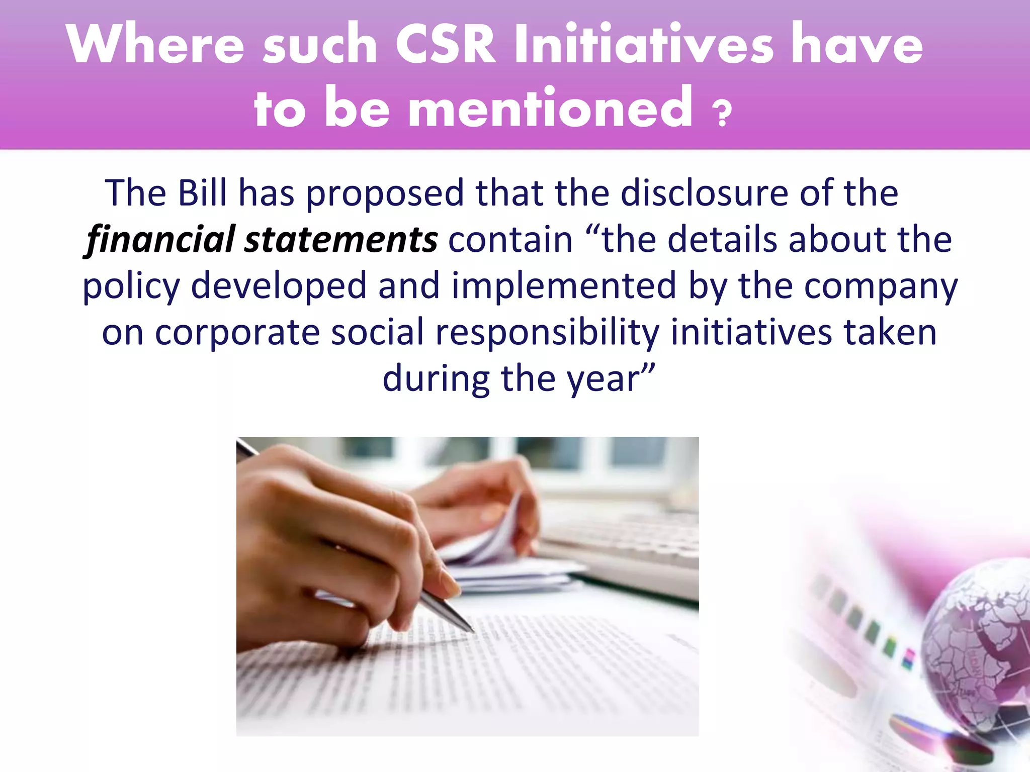 CORPORATE SOCIAL RESPONSIBILITY IN INDIA | PPT