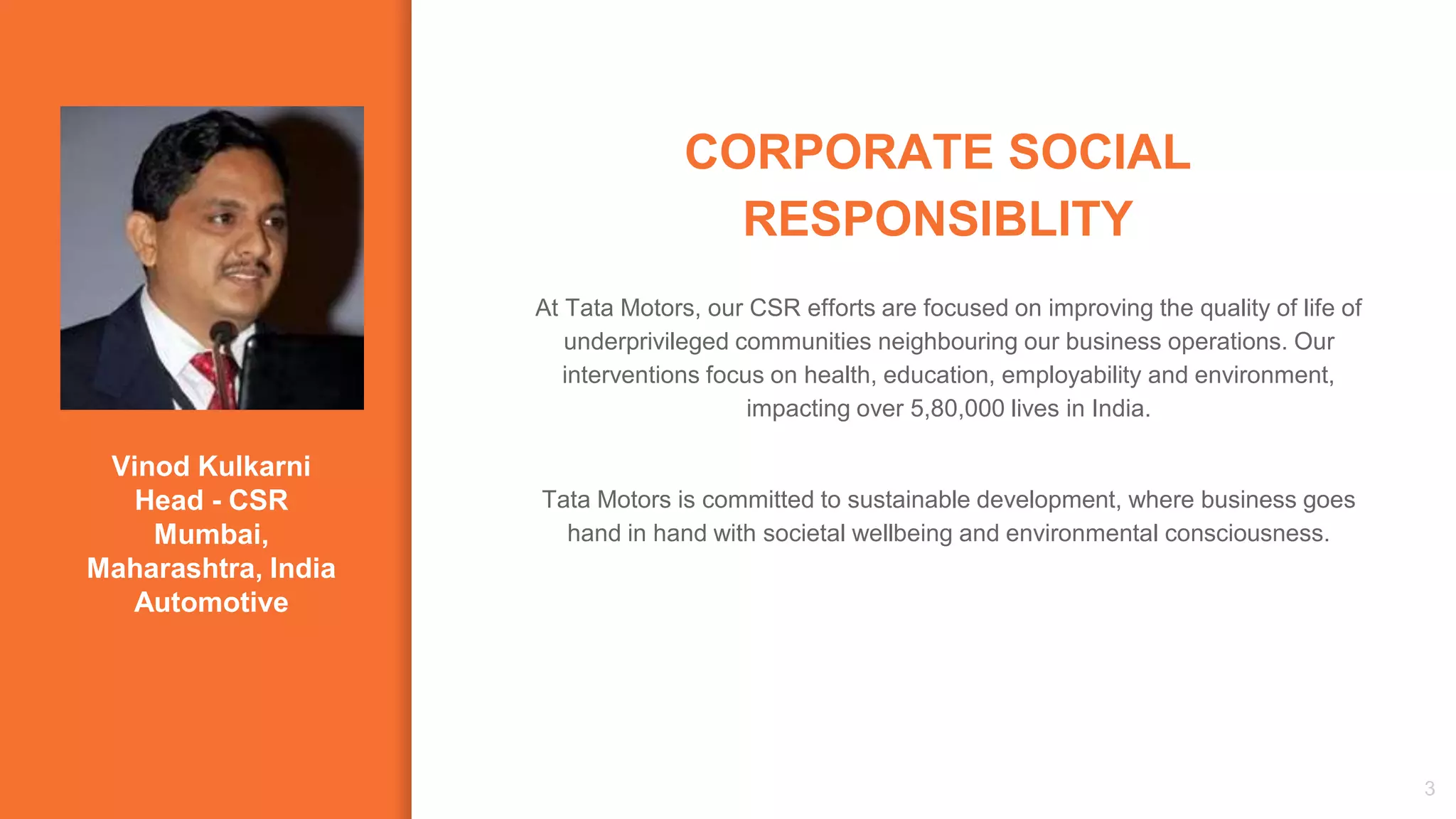 CSR by Tata Motors | PPTX