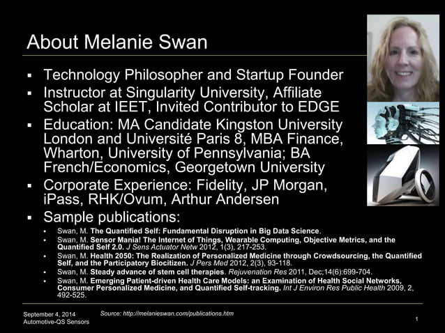 Sensor Ubiquity: Automotive-Quantified Self Integrated Sensor ...