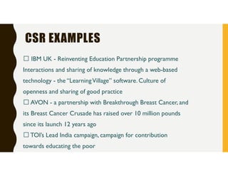 Corporate social responsibility (CSR) is | PPT
