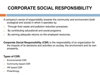 Csr cleanliness | PPTX