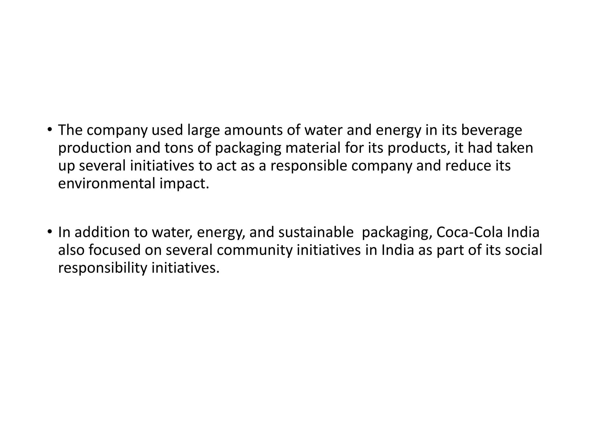 Csr coca cola | PPTX