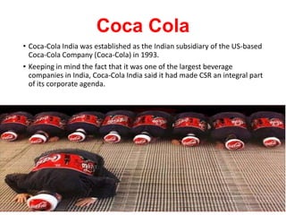 Csr coca cola | PPTX