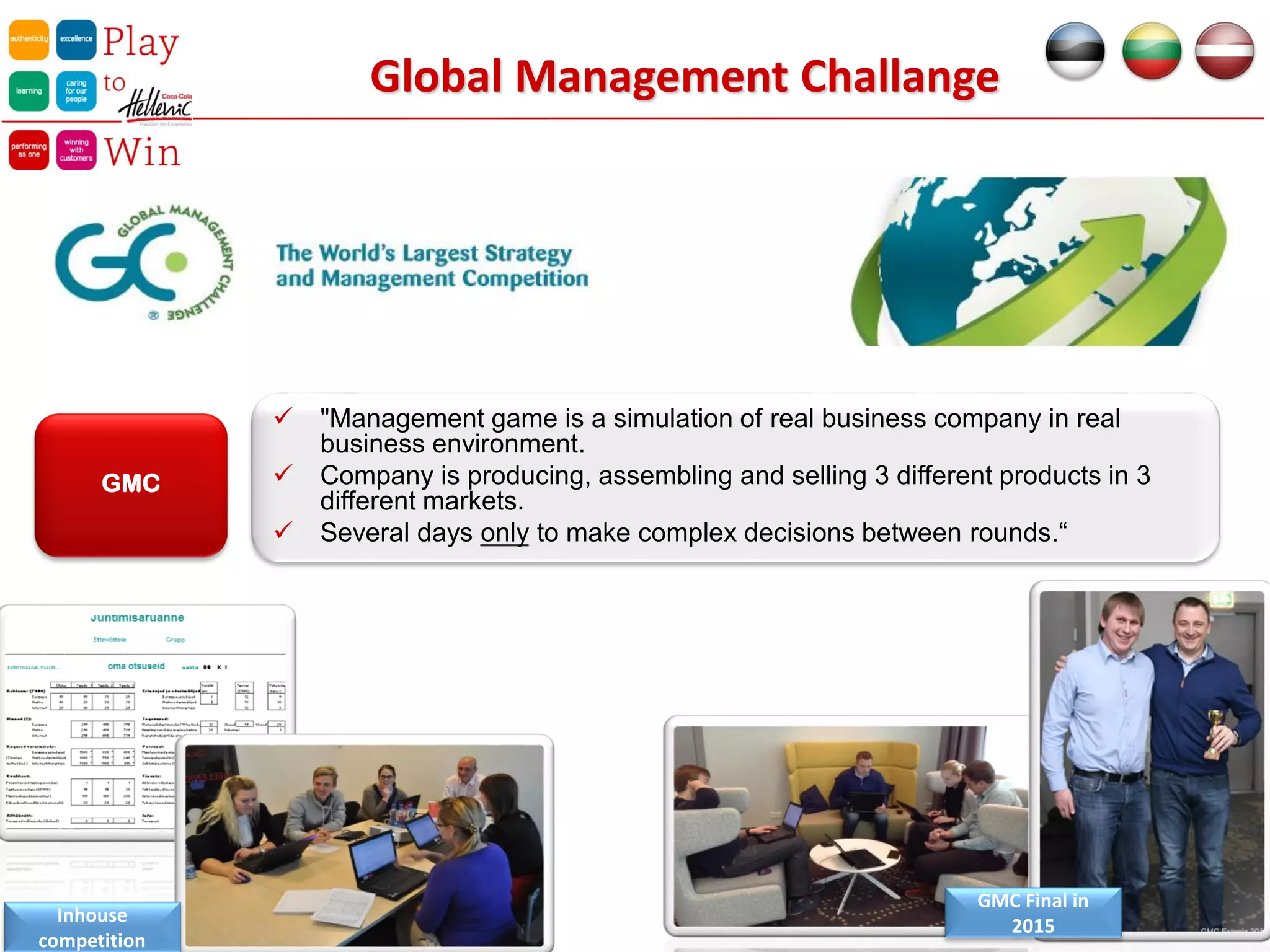 Fast Forward Development program in Coca-Cola HBC | PPT