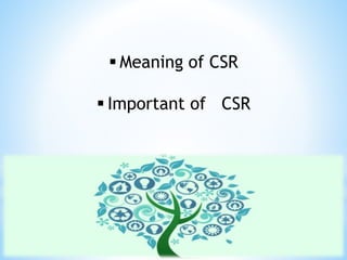 corporate Social responsibility | PPTX