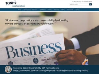 CSR (Corporate Social Responsibility), CSR Strategy, Strength, Action ...