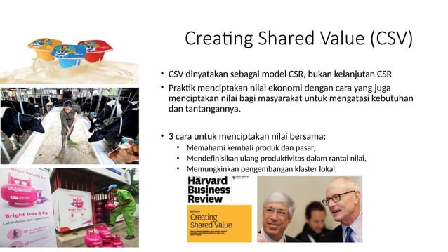 CSR CSV ESG SDGs untuk tim csr agar lebih paham | PPT