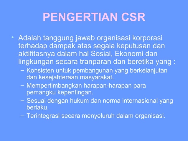 Csr dan comdev eko j. ppt | PPT
