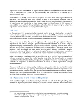 Cs regulation part i background on ngo accountability | PDF