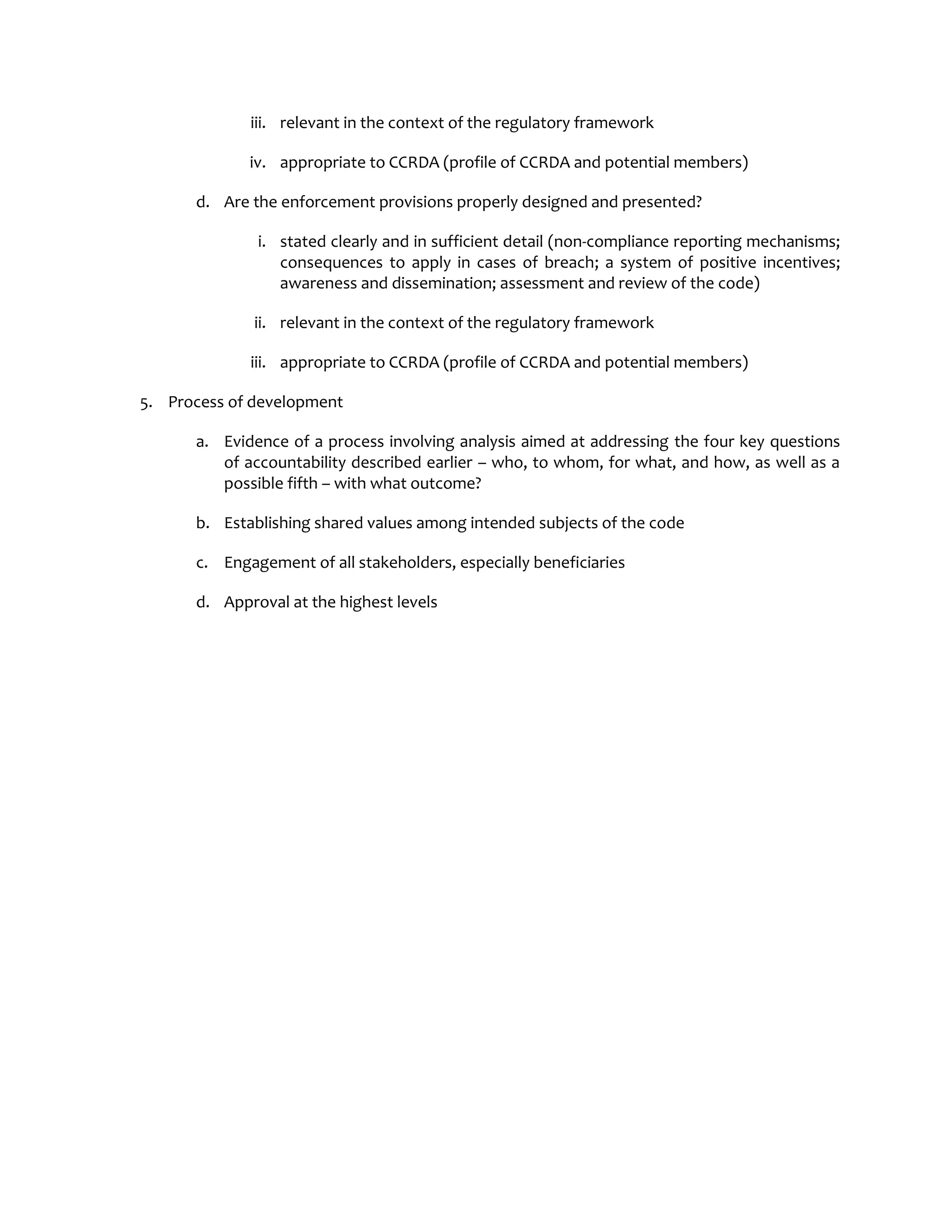 Cs regulation part ii ngo codes of conduct | DOCX | Non-Profit ...