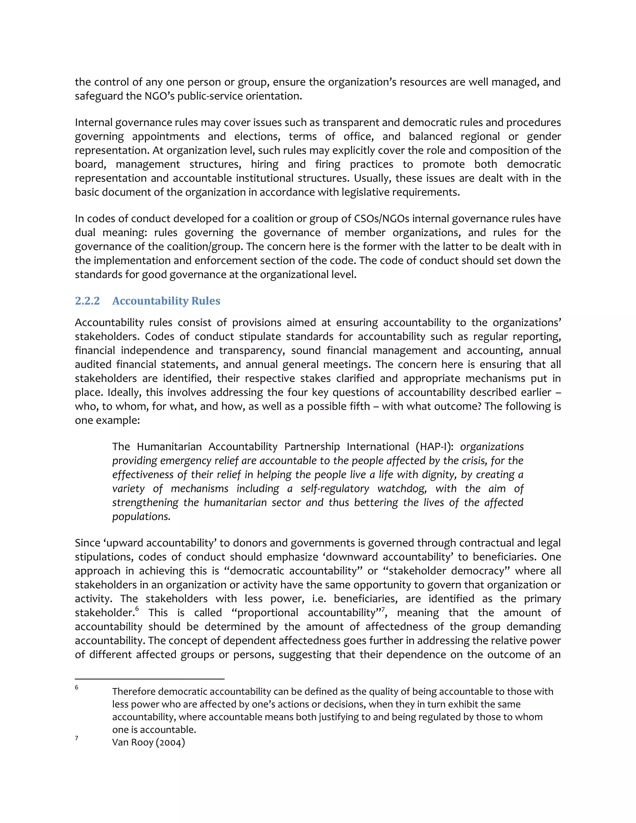 Cs regulation part ii ngo codes of conduct | DOCX | Non-Profit ...